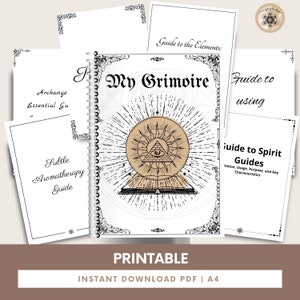 Printable Grimoire Pages, Digital Grimoire, Grimoire Pages, Grimoire Printable, Grimoire Book ...