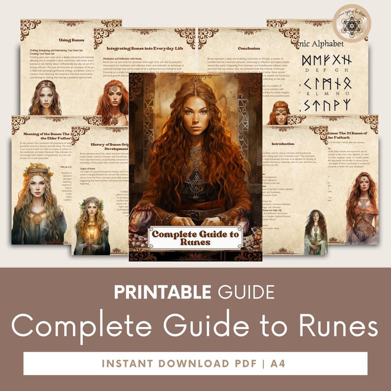 Printable Runes, Runes for Beginners, Celtic Runes, Magic Runes, Runes ...
