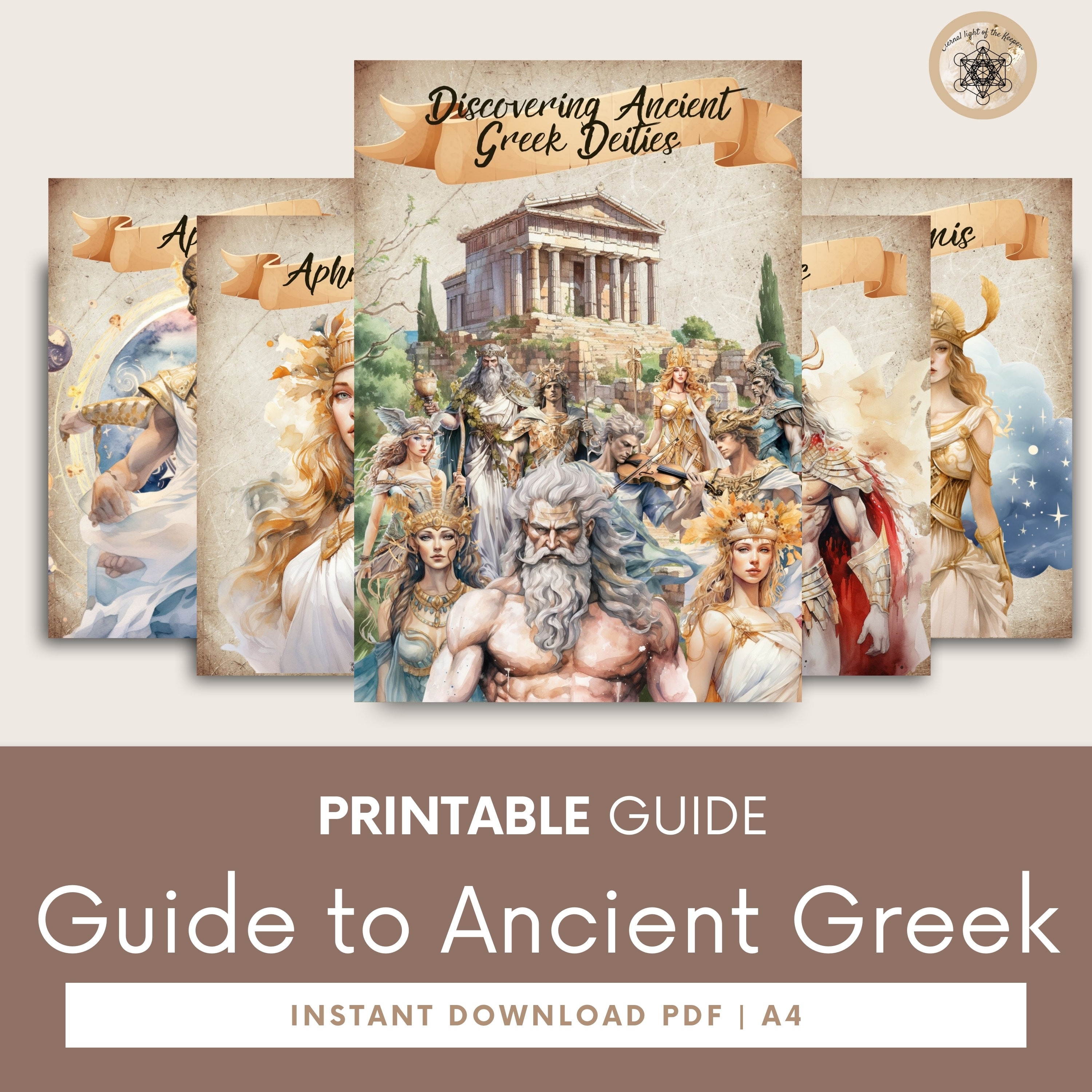 Ancient Greek Deities Digital Guide, Mythology Grimory Pages (PDF). - Etsy