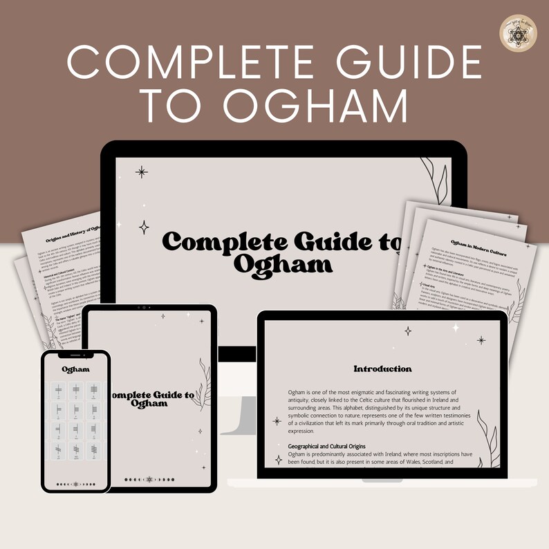 Ogham Divination Guide, Celtic Alphabet, Rituals, Witchcraft (PDF ...