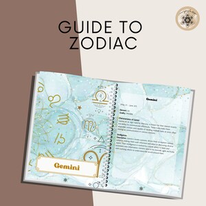 Printable Zodiac Guide Detailed Zodiac PDF, Zodiac Signs and Their ...