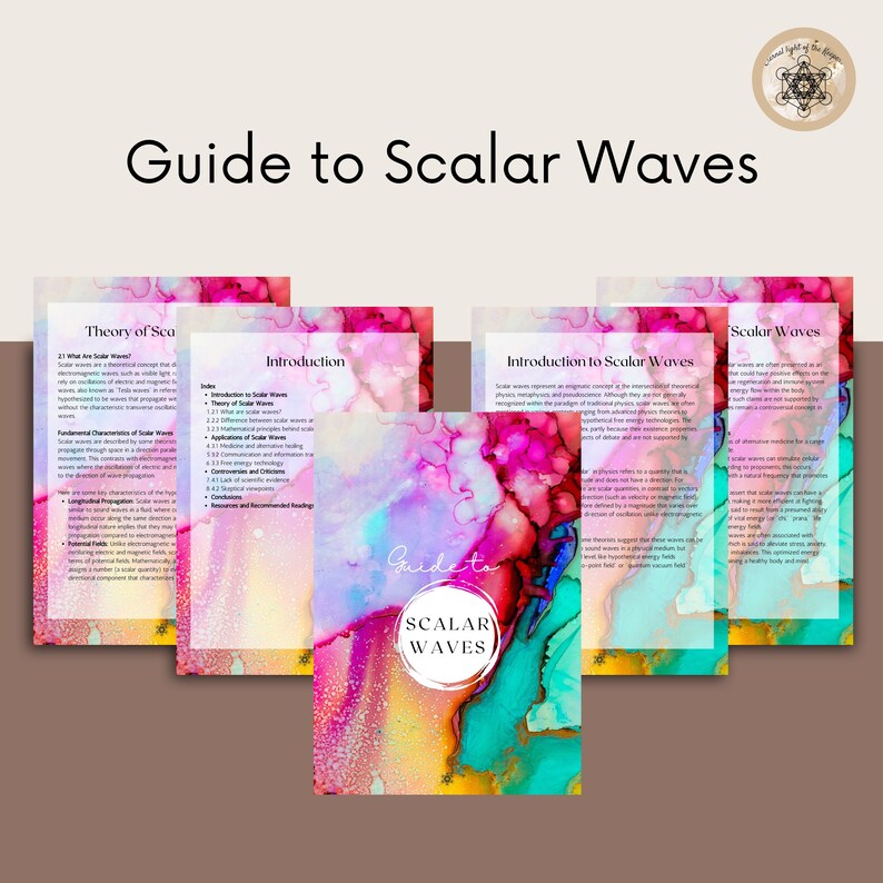 Scalar Waves Guide, Energy Healing, Tesla Technology (digital Download ...