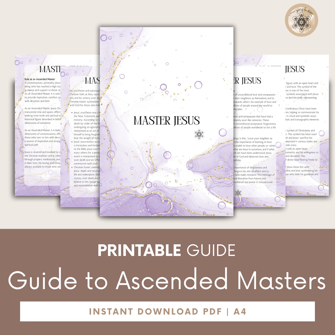 Master Jesus: Guide to Ascended Masters, Spiritual Guidance ...