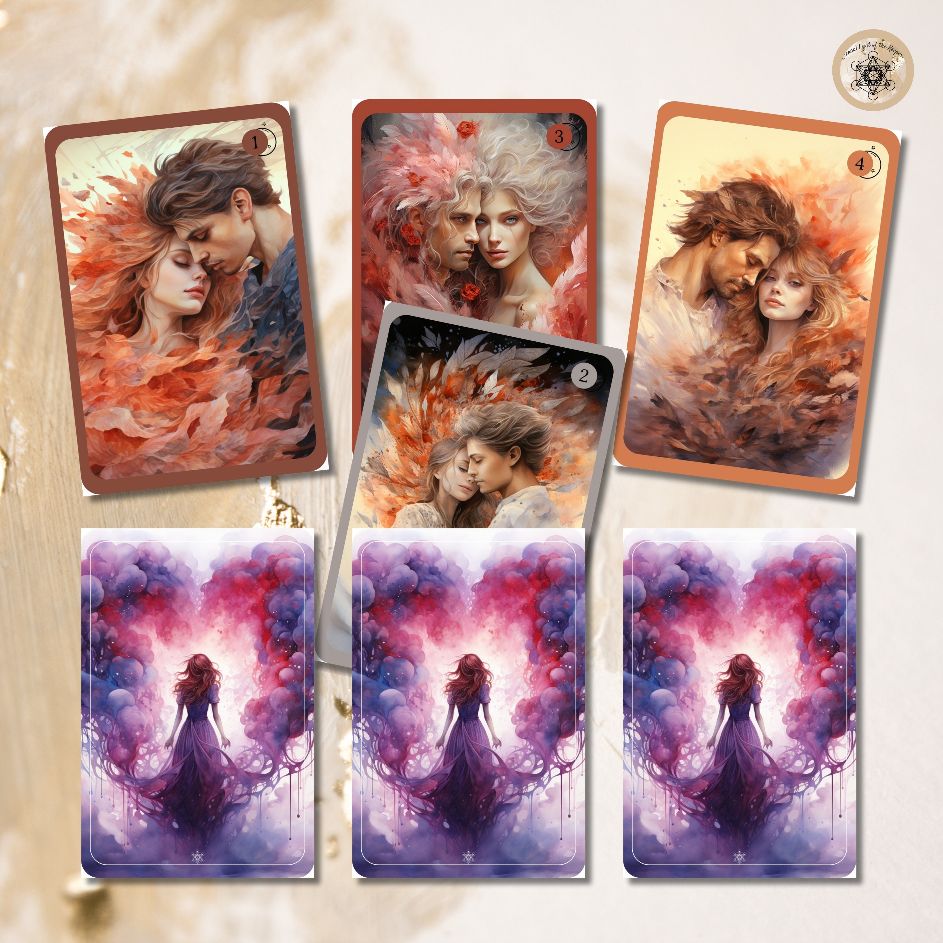 The Love Oracle Cards, Printable Love Oracle Deck, Oracle Cards PDF ...