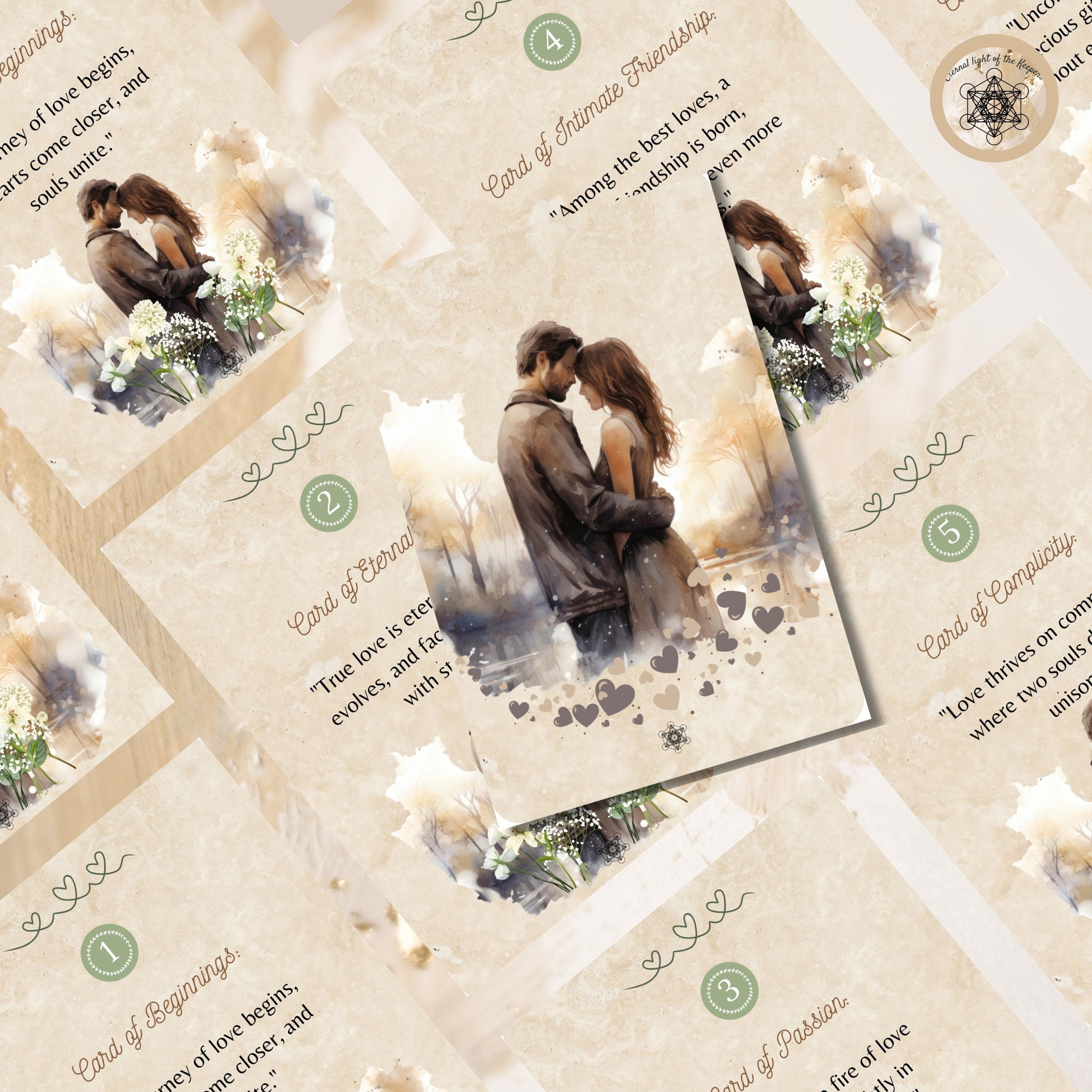 The Love Oracle Cards, Printable Love Oracle Deck, Oracle Cards PDF ...