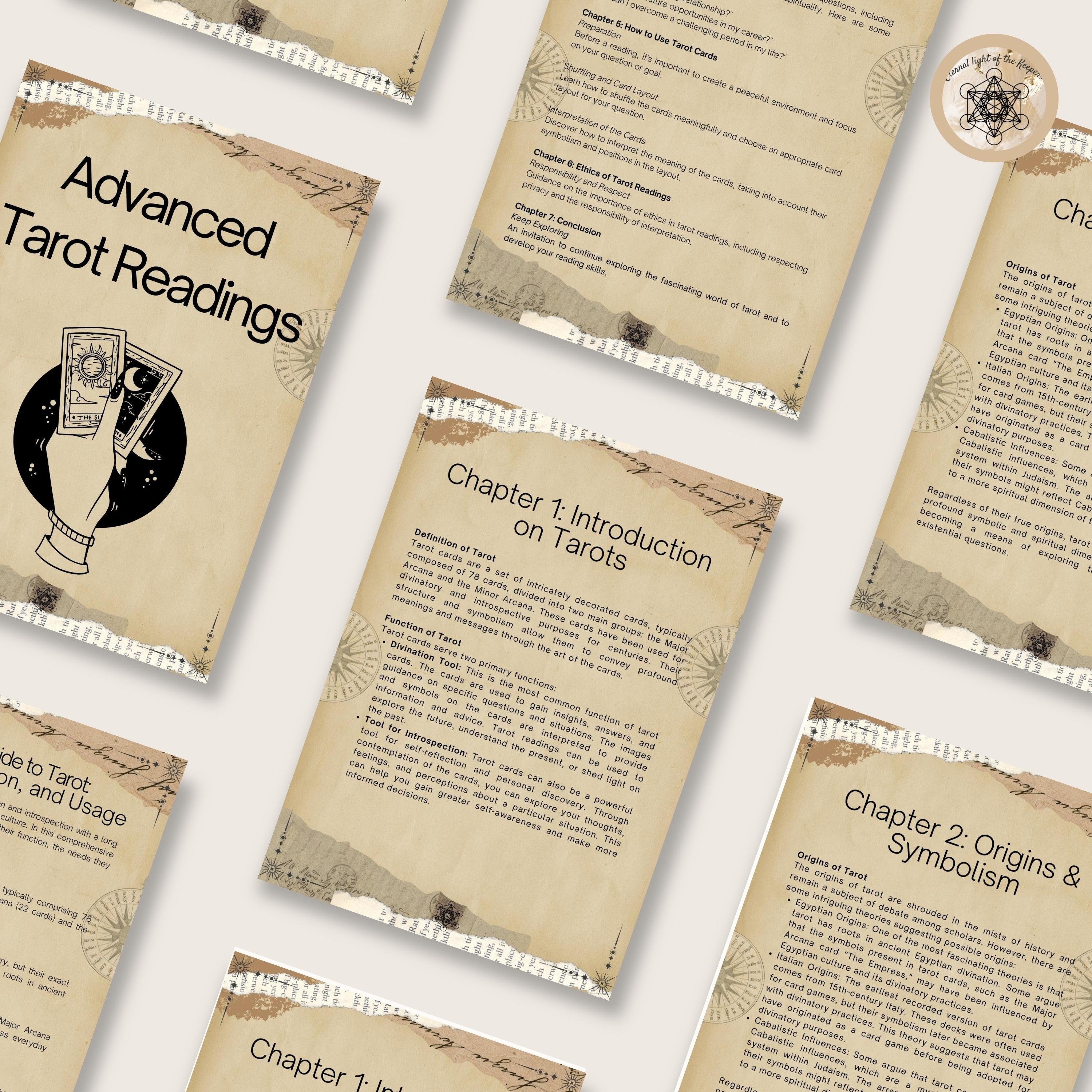 Printable Tarots Guide Engaging PDF Guide on Tarot Card - Etsy