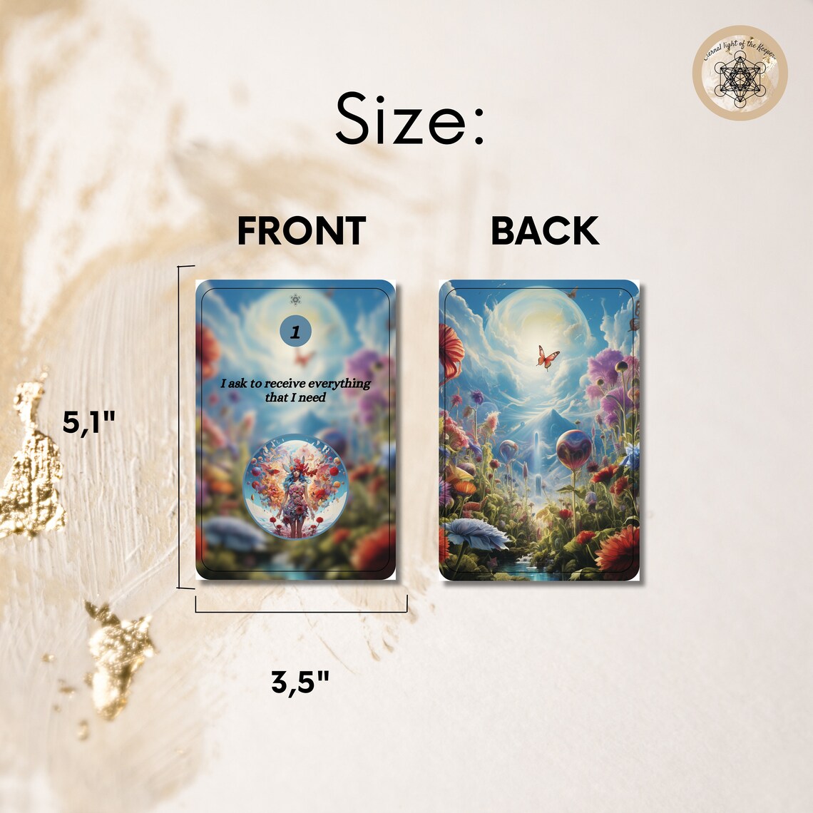 Oracle Cards of Abundance, Printable Cards Deck, Manifest Abundance ...