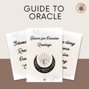 Printable Oracle Guide Comprehensive Guidebook for Card Readings, Ideal ...