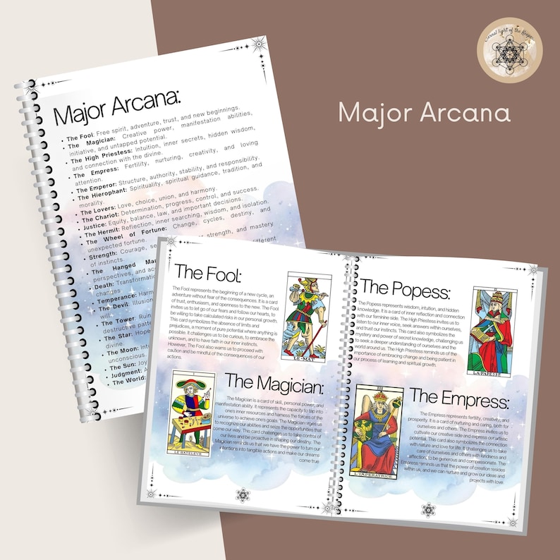 Printable Tarots Guide Engaging PDF Guide on Tarot Card - Etsy