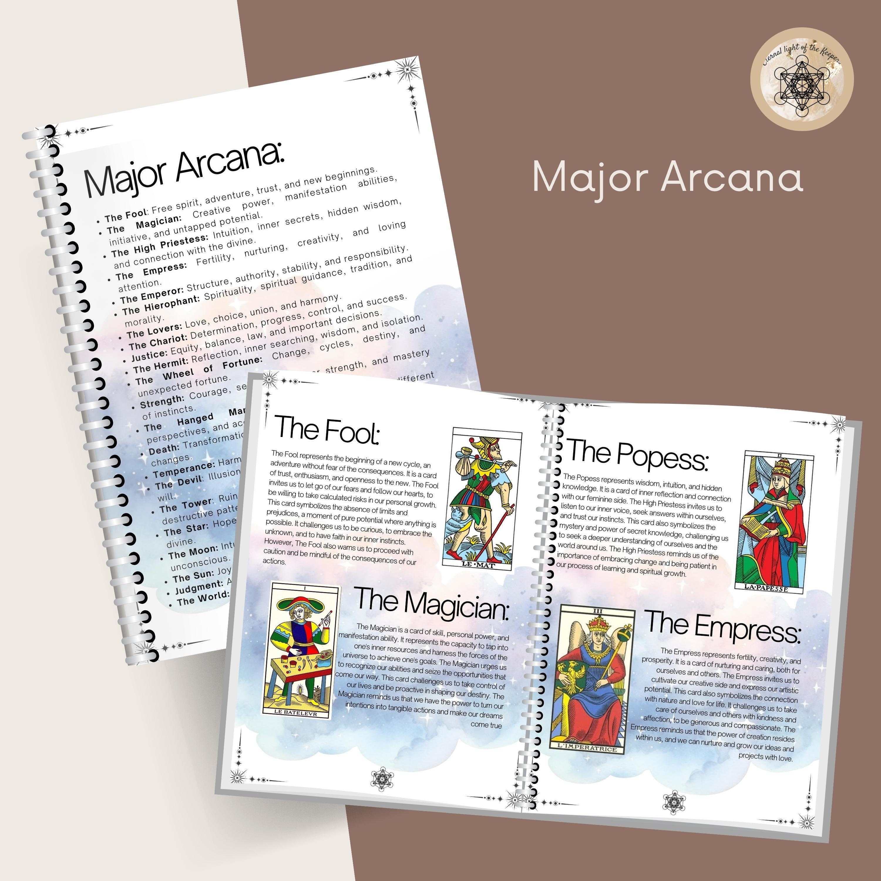 Printable Tarots Guide Engaging PDF Guide on Tarot Card Reading, Guide ...