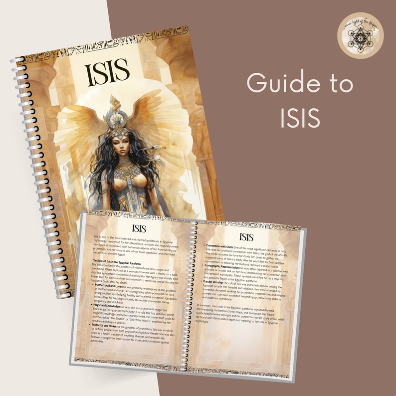 Isis Guide, Egyptian Goddess, Esoteric Mythology (PDF) - Etsy