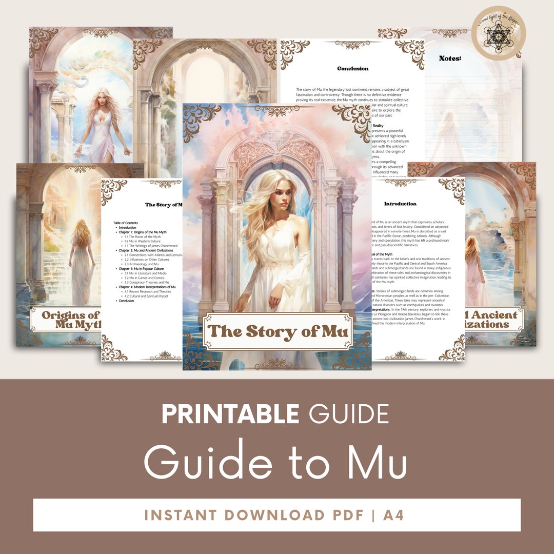 Mu, Mystery Ocean, Mu Mythology, Lost City of Mu, Mu the Lost Empire ...