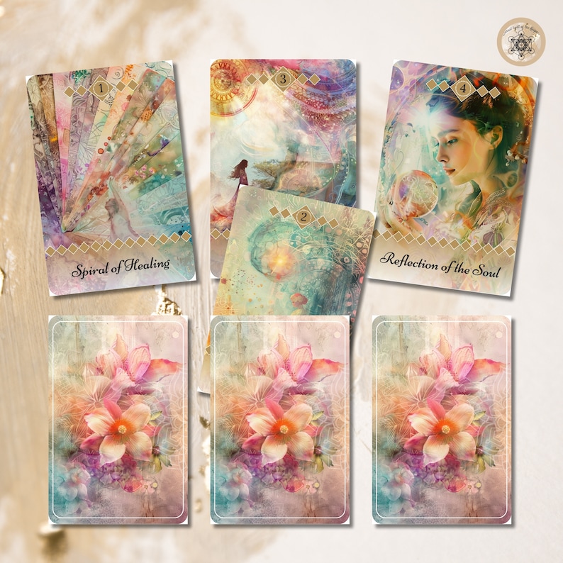 Akashic Records Oracle Card Deck, Printable Oracle Cards (digital ...