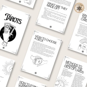 Printable Tarots for Beginners Guide - Comprehensive A4 PDF Guide to ...