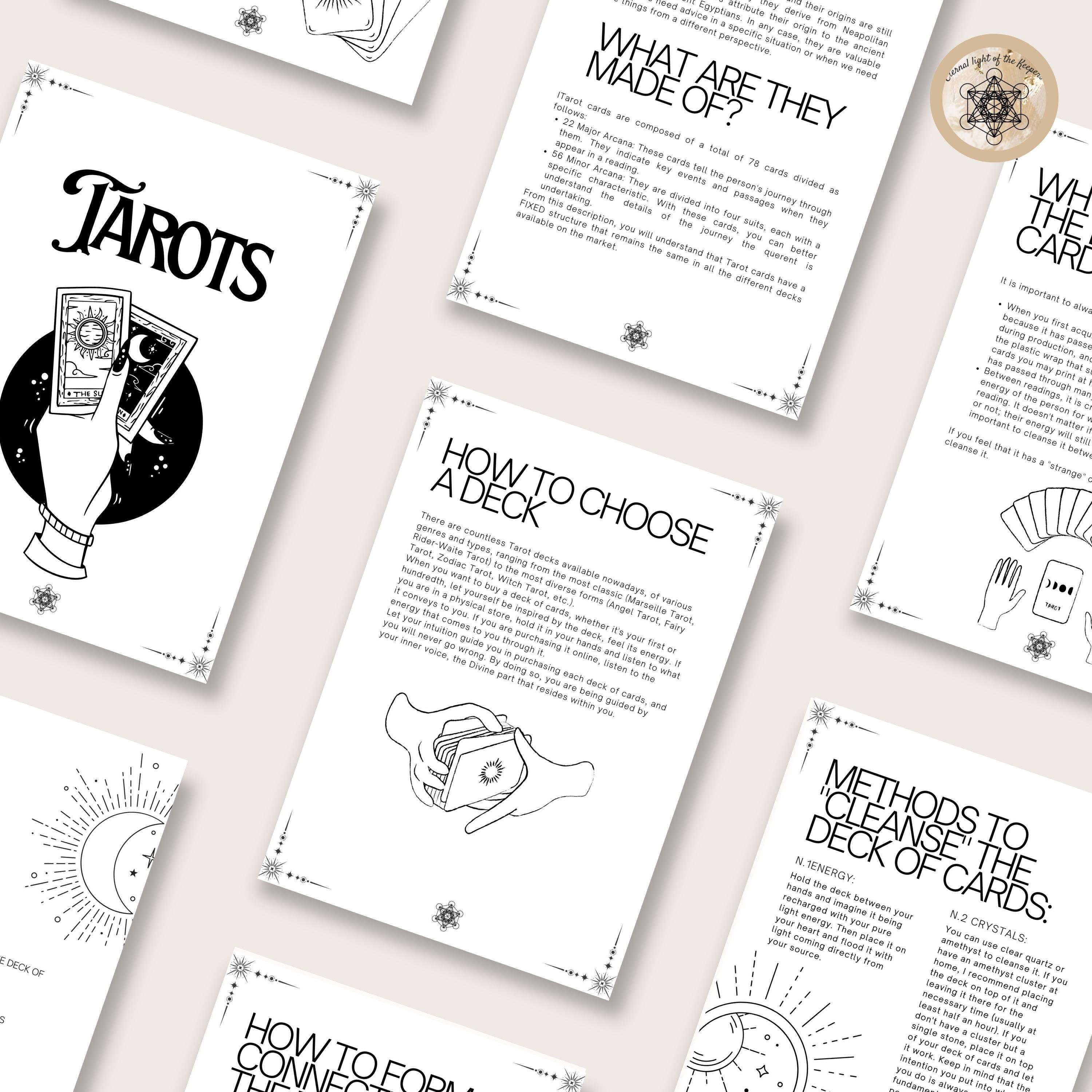 Printable Tarots for Beginners Guide Comprehensive A4 PDF - Etsy