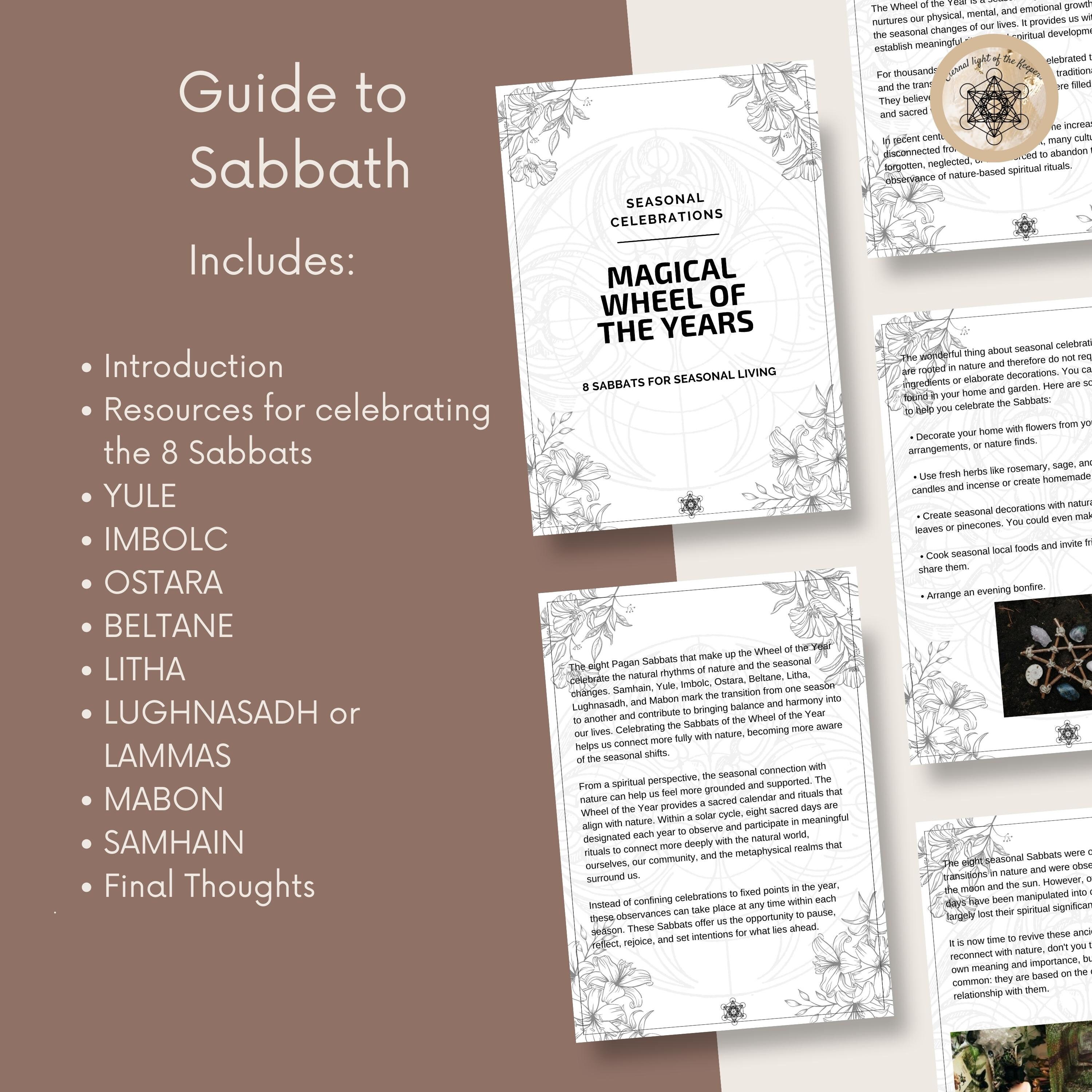 Sabbat: Mabon, Samhain, Yule, Wheel of the Year, Wiccan Sabbat, Pagan ...