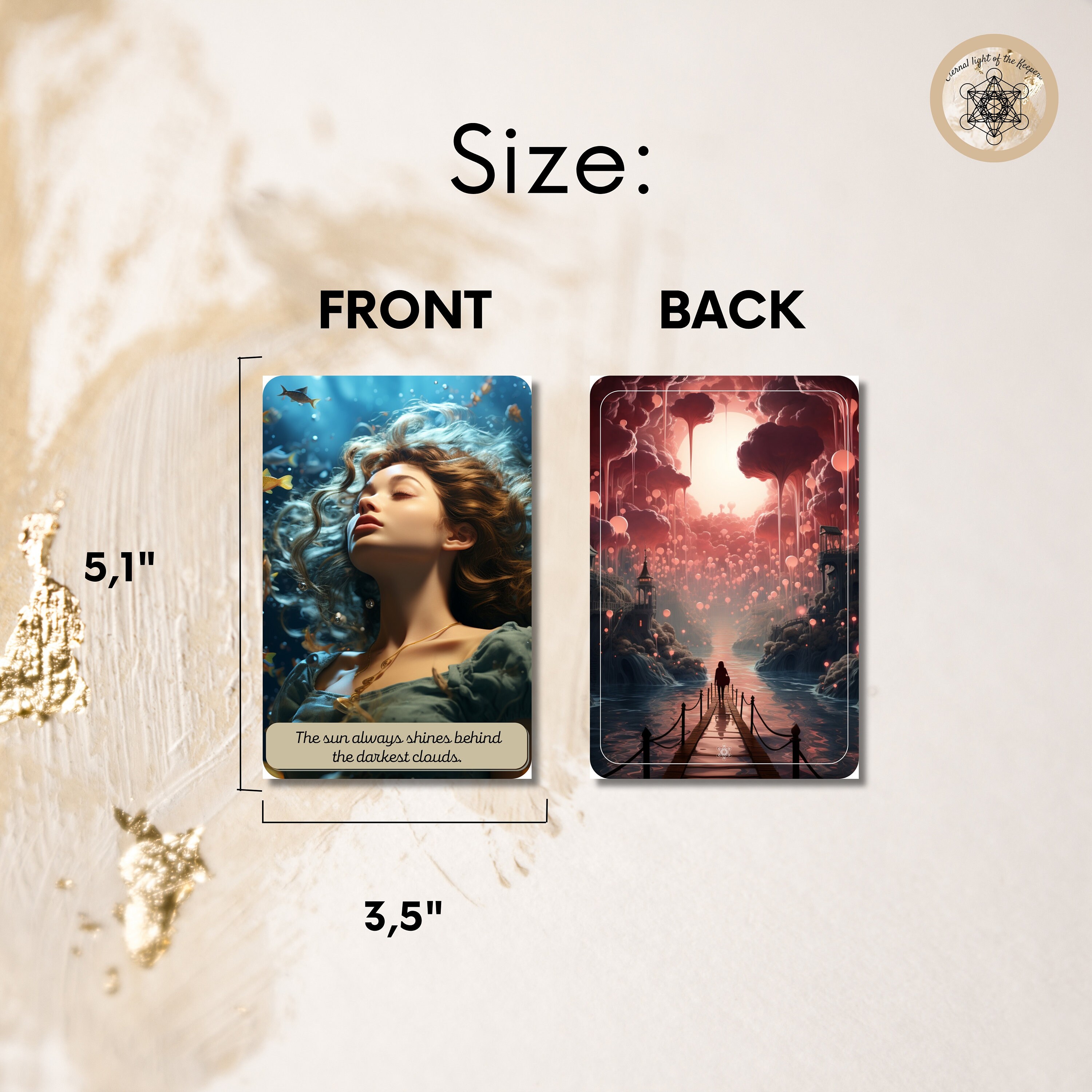 Positive Affirmations Oracle Cards, Printable Mindfulness Deck (PDF ...