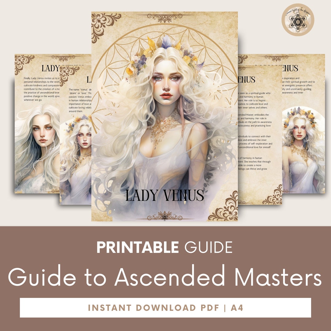 Lady Venus Guide: Spiritual Awakening and Enlightenment (PDF Pattern ...