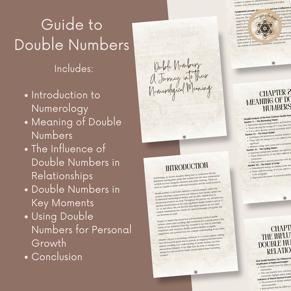 Numerology: Double Numbers, Life Path Numerology, Printable Numerology ...