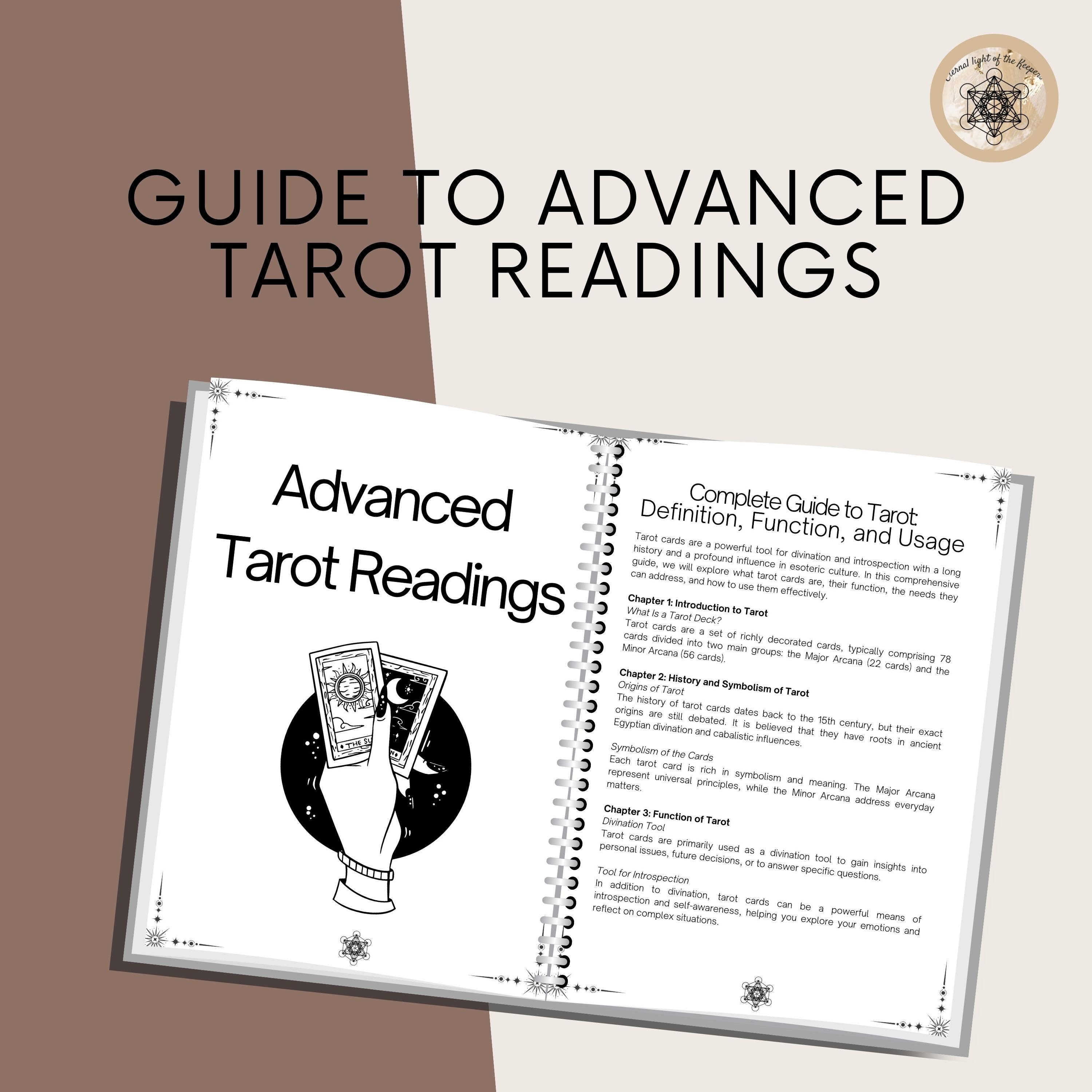 Printable Tarots Guide Engaging PDF Guide on Tarot Card Reading, Guide ...