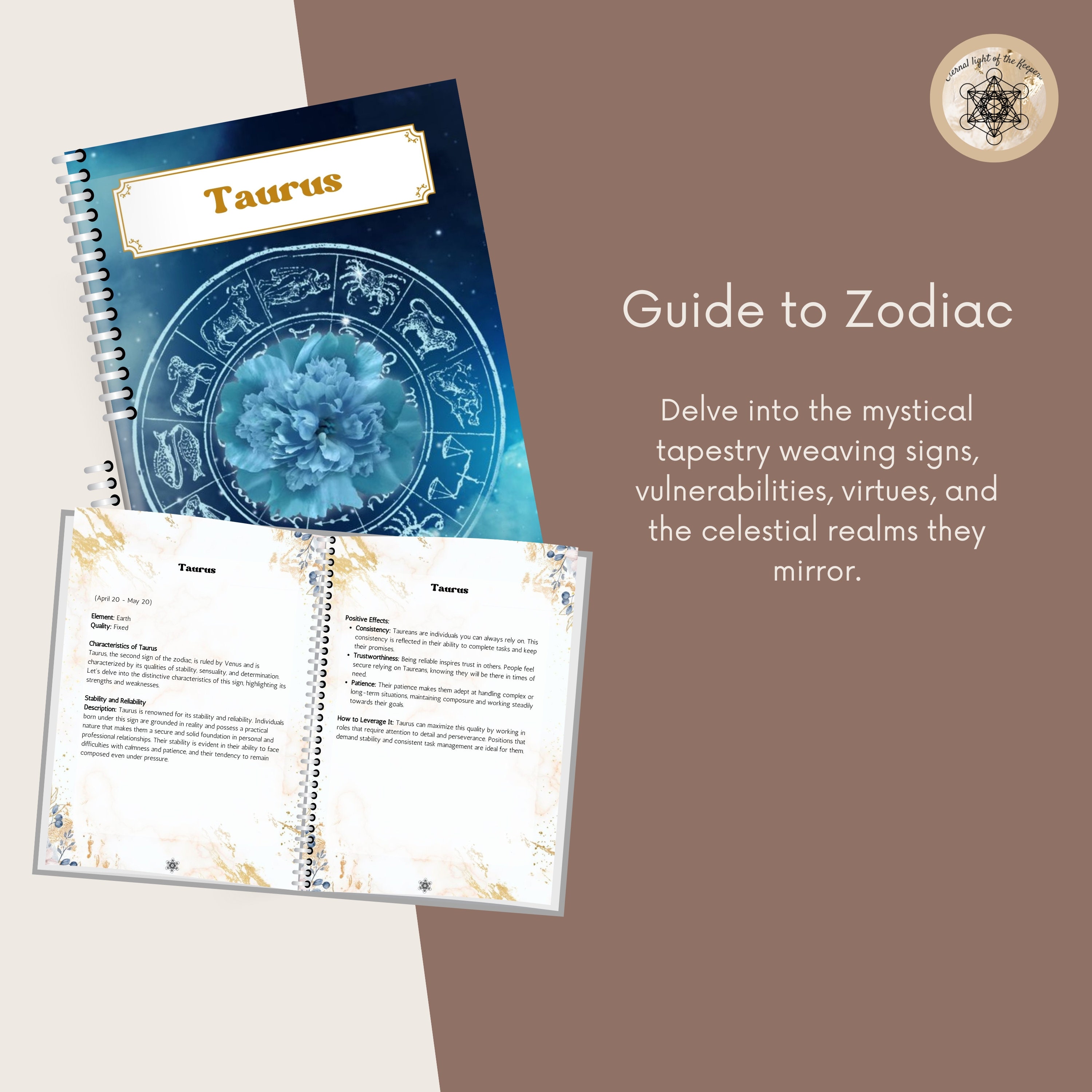 Printable Zodiac Guide Detailed Zodiac PDF, Zodiac Signs and Their ...