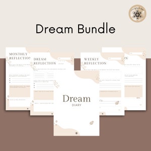 BUNDLE: Complete Guide to the Dream Journal + Dream Diary, Dream ...