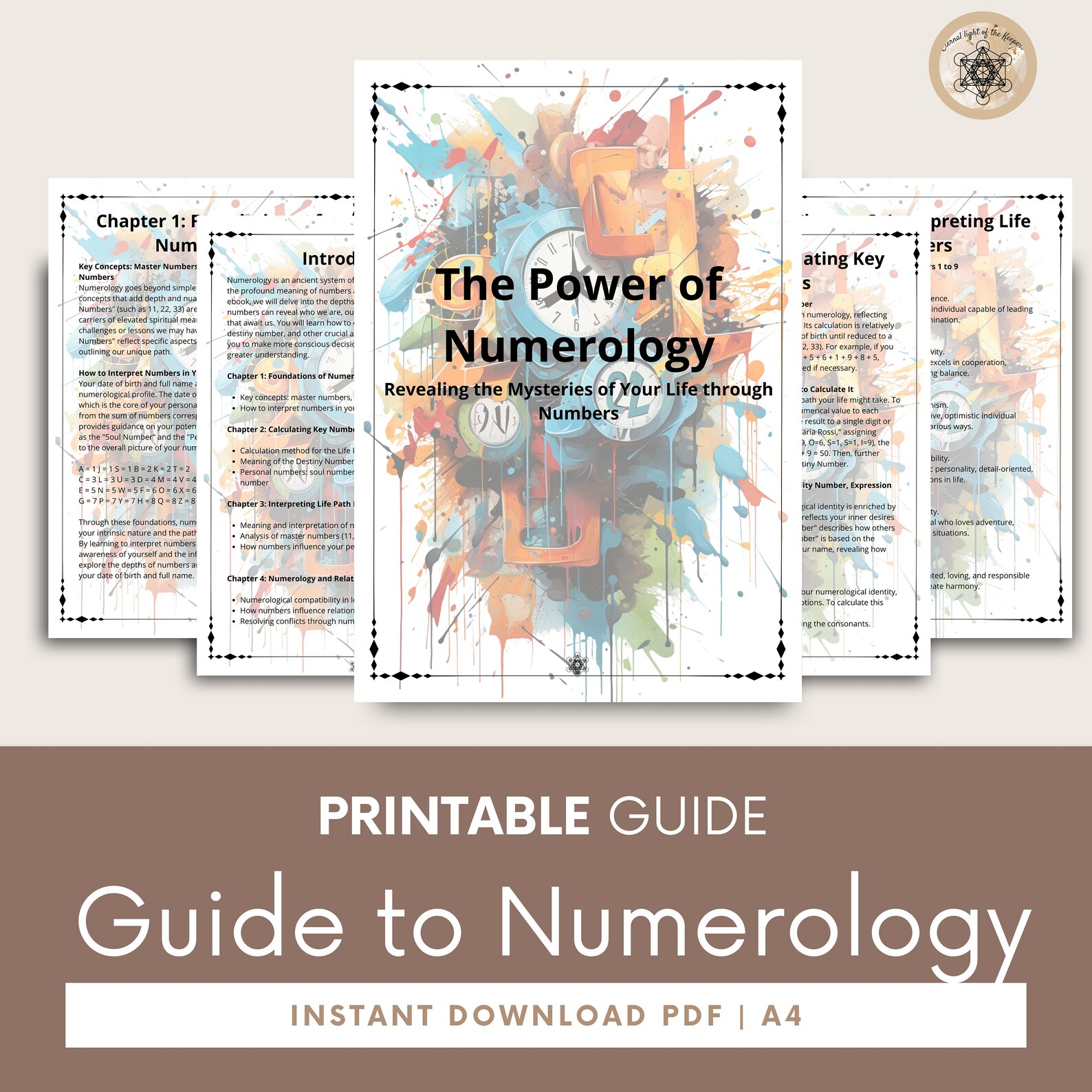 Complete Numerology Guide, Printable Numerology Guide, Learn Numerology ...