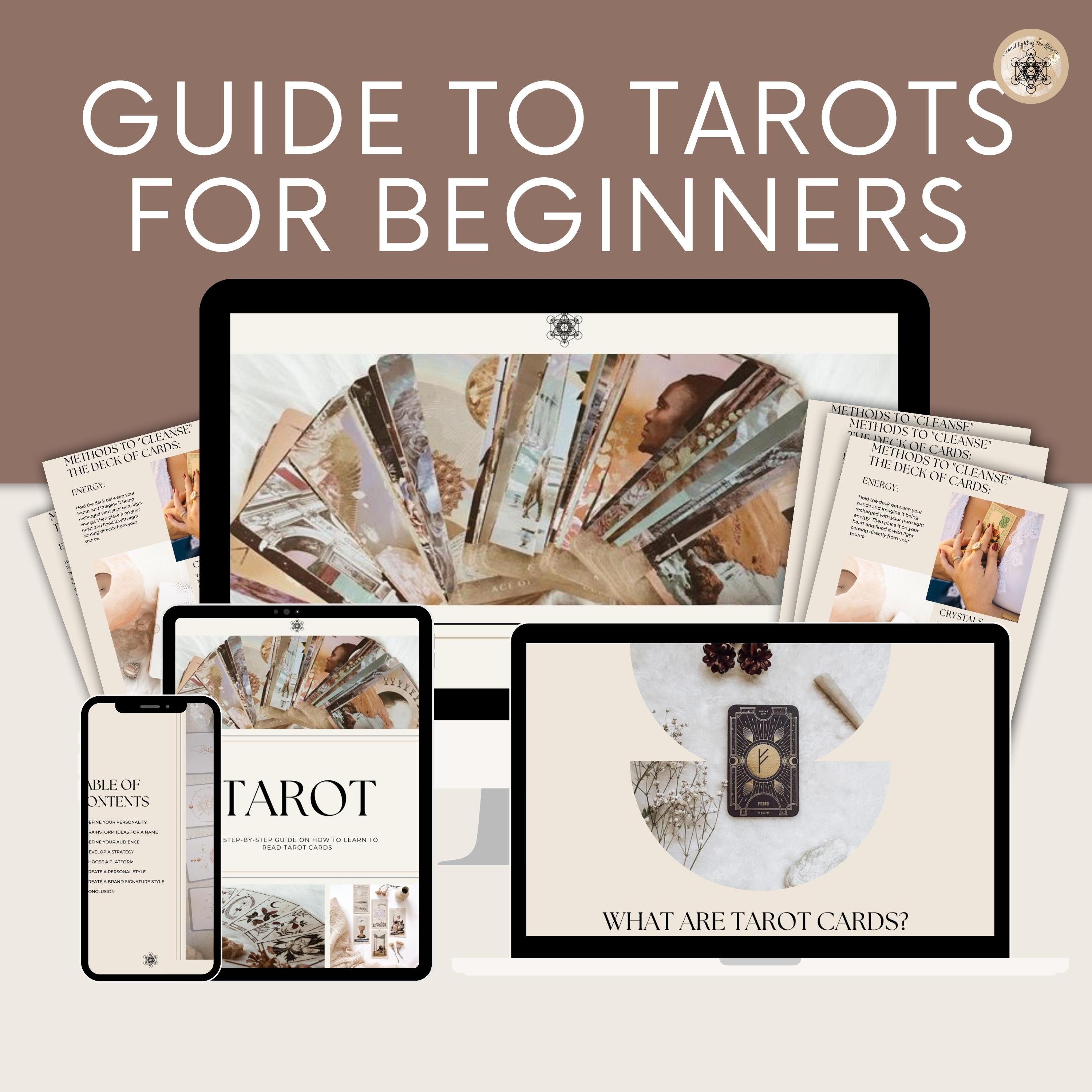 Printable Tarots for Beginners Guide Comprehensive A4 PDF - Etsy