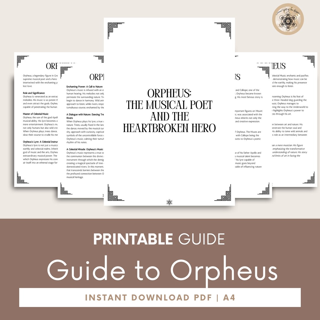 Orpheus, Ancient Greek, Greek Gods, Ancient Greek Gods, Greek Mythology ...