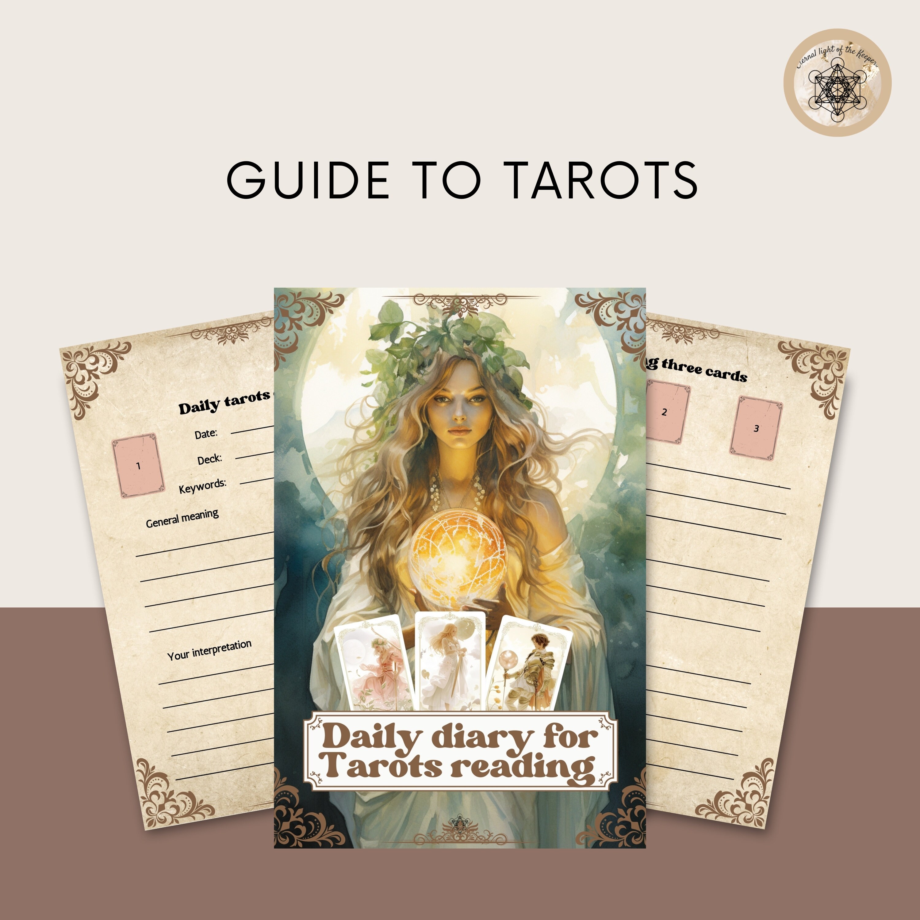 Printable Tarots for Beginners Guide - Comprehensive A4 PDF Guide to ...