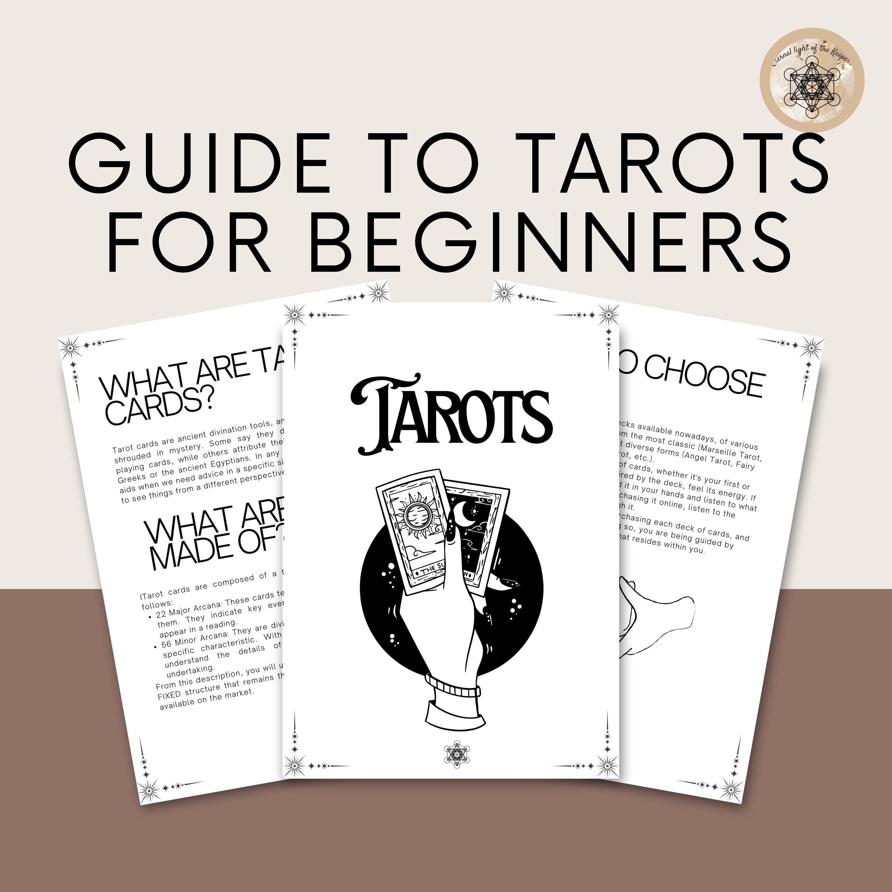 Printable Tarots for Beginners Guide Comprehensive A4 PDF - Etsy