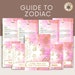Printable Zodiac Guide Detailed Zodiac PDF, Zodiac Signs and Their ...
