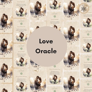Printable Love Oracle Cards, 46 Card Deck (PDF Guide). - Etsy
