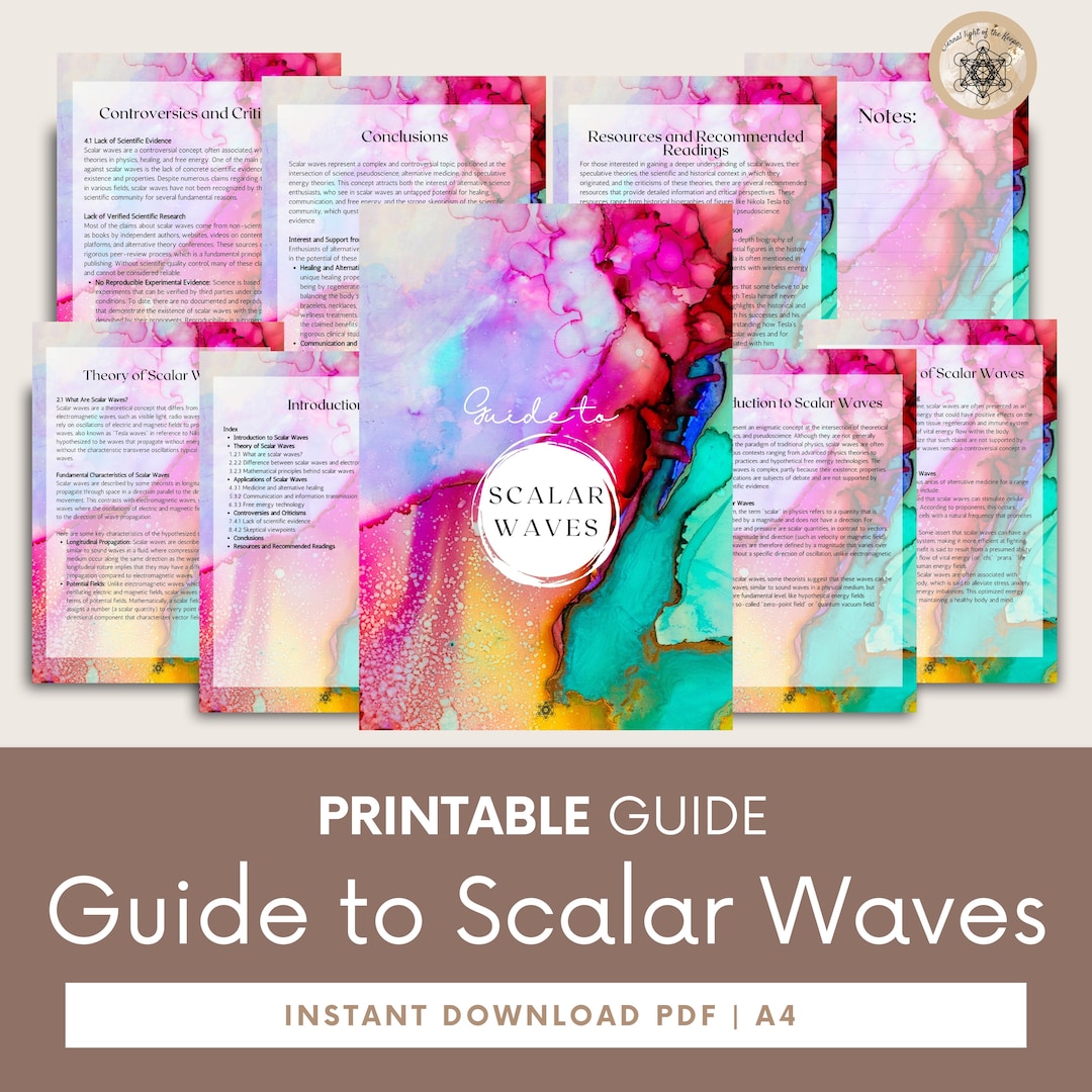 Scalar Waves Guide, Energy Healing, Tesla Technology (digital Download ...