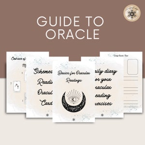 Printable Oracle Guide Comprehensive Guidebook for Card Readings, Ideal ...
