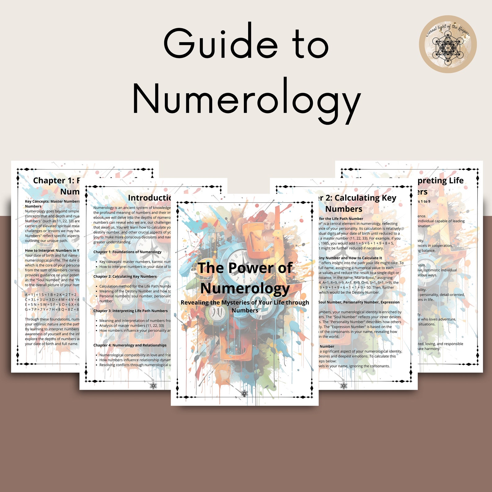 Complete Numerology Guide, Printable Numerology Guide, Learn Numerology ...