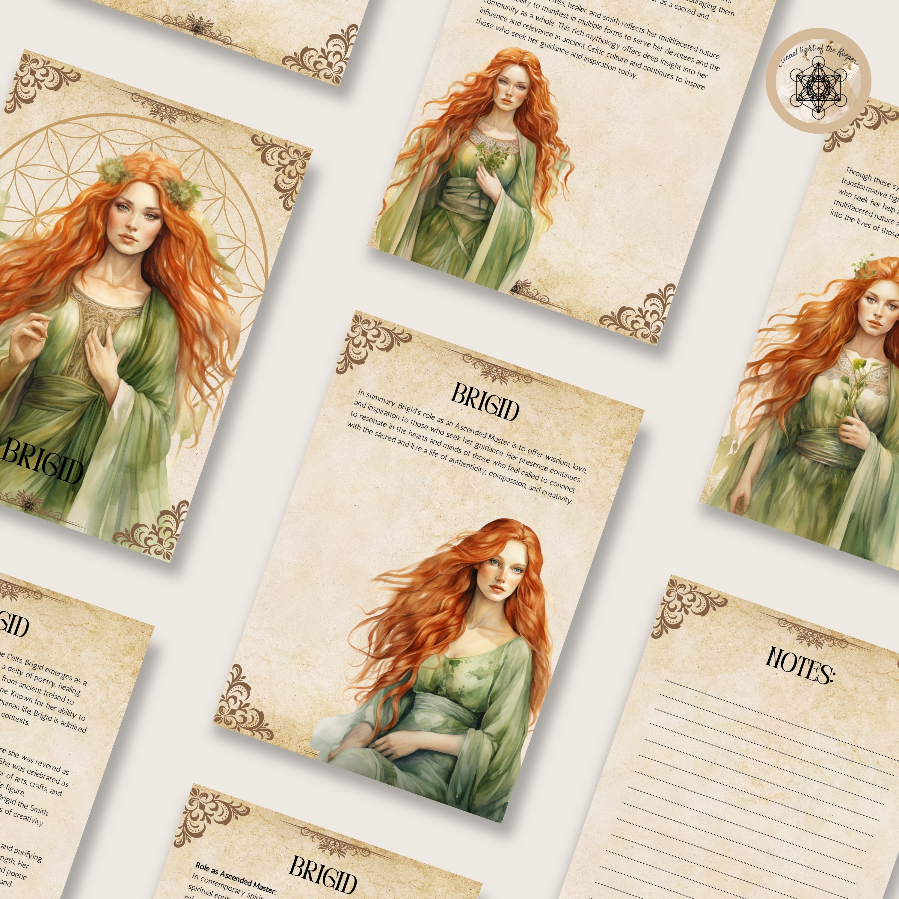 Brigid: Guide to Ascended Masters, Spiritual Guidance, Celtic Mythology, Spirituality Books ...