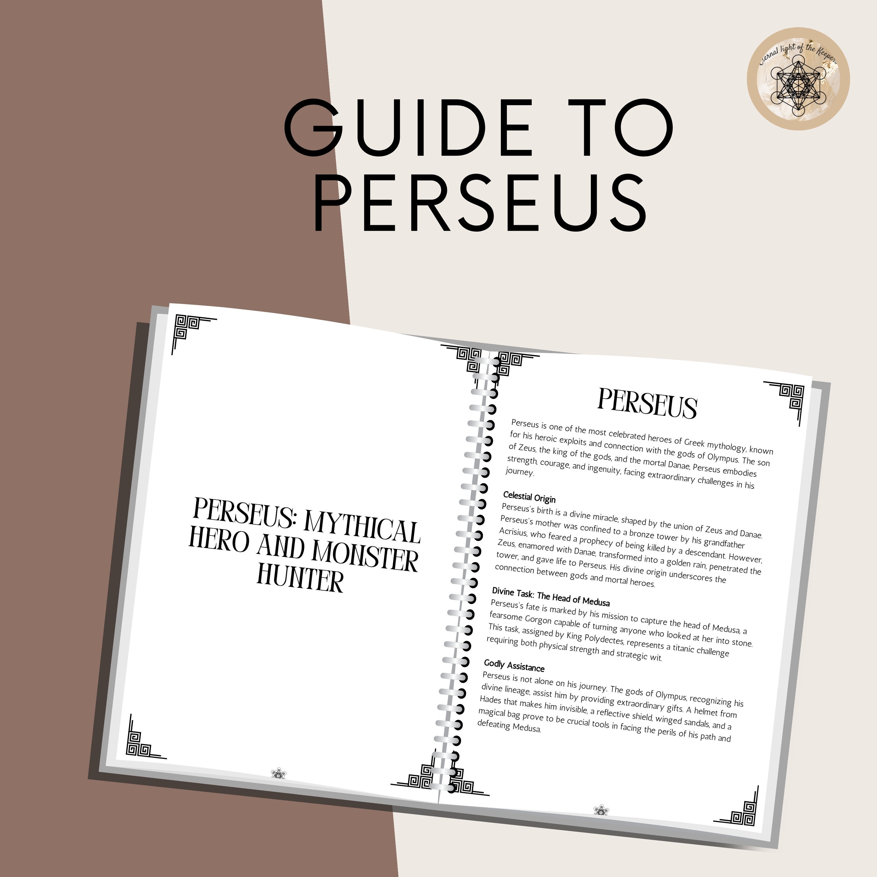 Perseus, Ancient Greek, Greek Gods, Ancient Greek Gods, Greek Mythology, Digital Grimory Pages ...