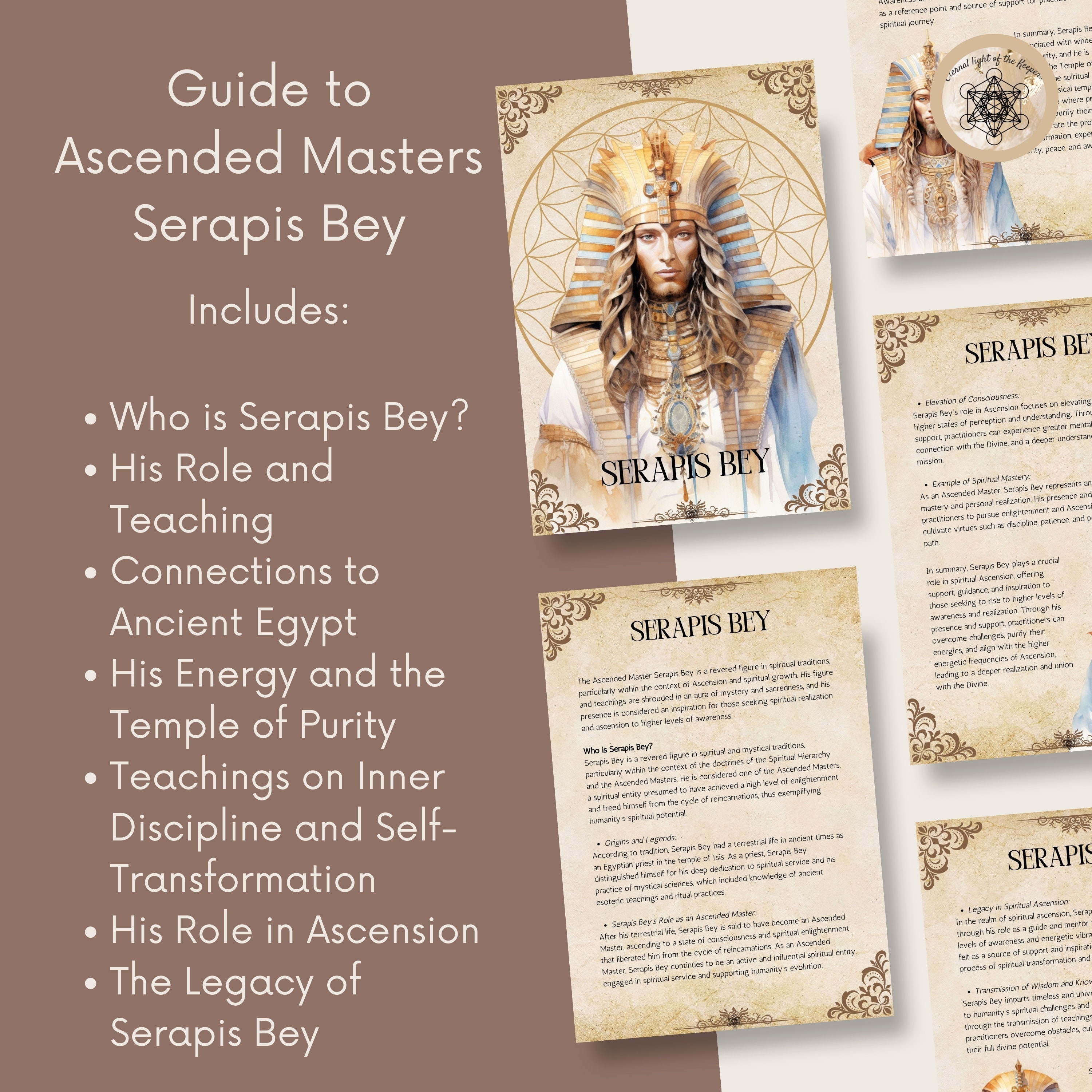 Serapis Bey: Guide to Ascended Masters, Spiritual Guidance ...
