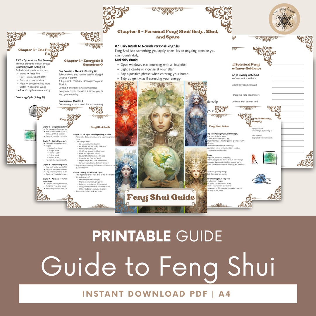 Feng Shui Digital Guide – Printable PDF, Home Energy - Etsy
