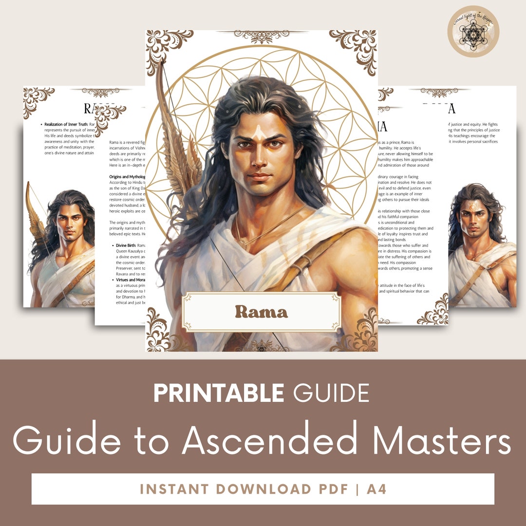 Rama: Guide to Ascended Masters, Spiritual Guidance, Hindu gods ...