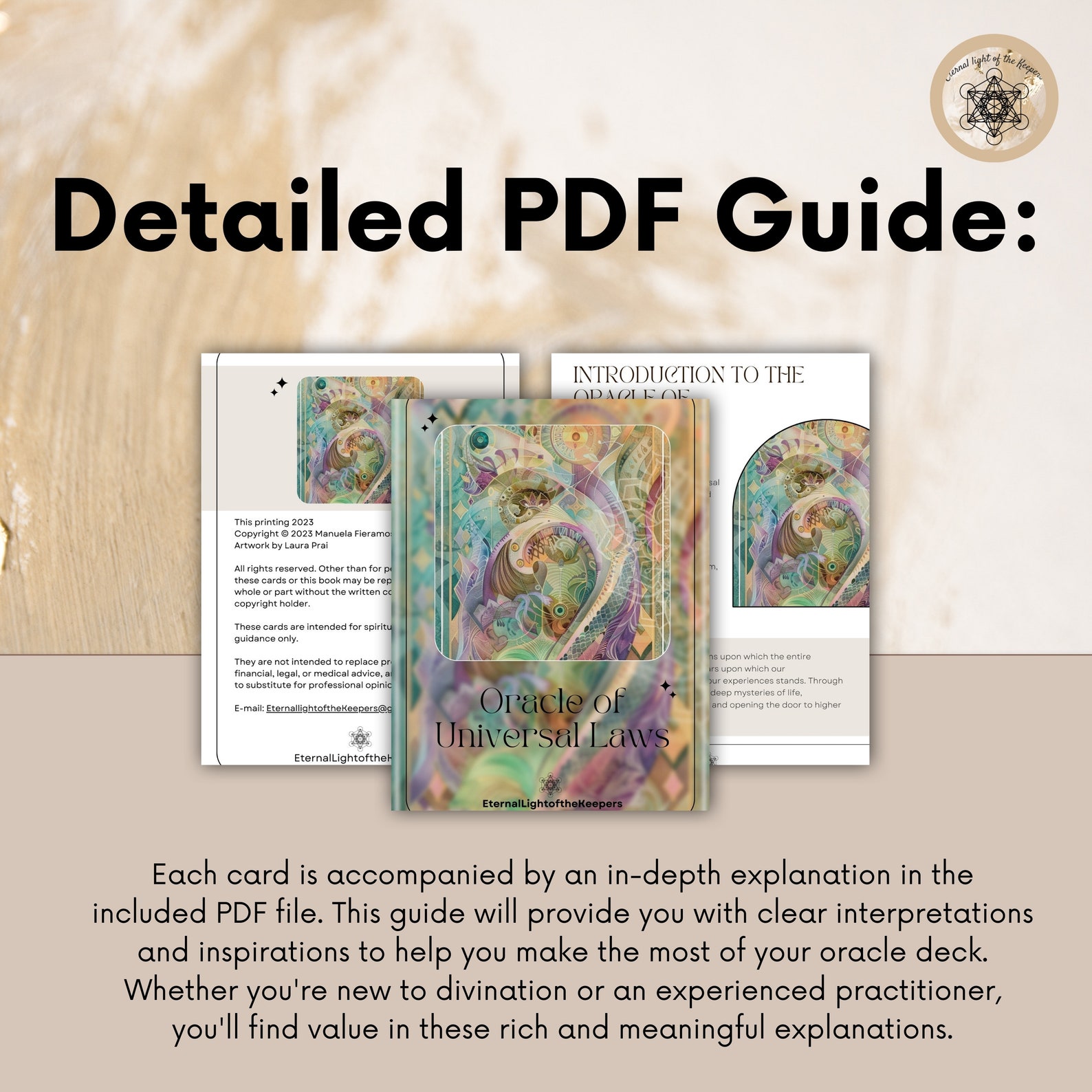 Universal Law Oracle Cards, Divination, Spiritual Guidance (digital ...