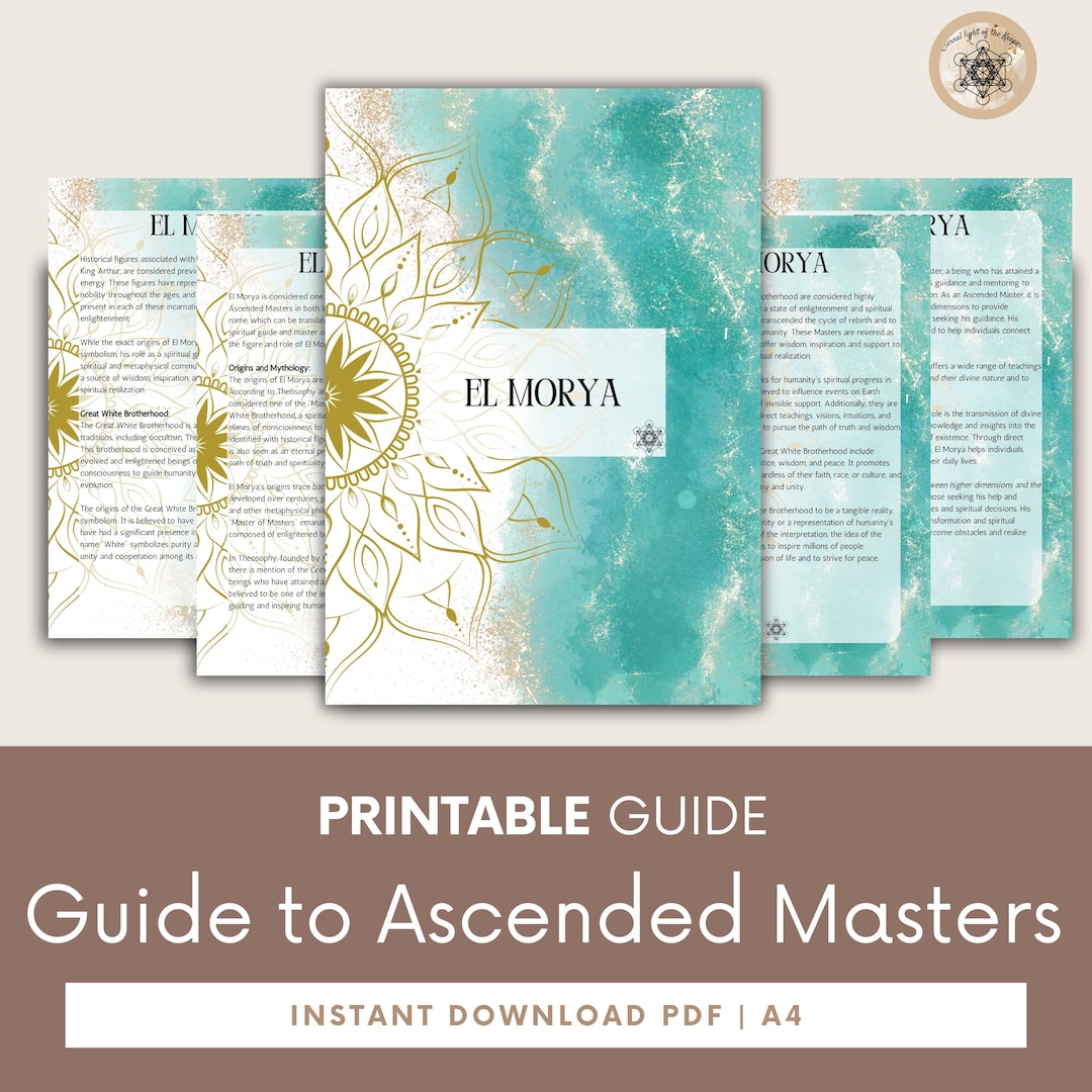 El Morya: Guide to Ascended Masters, Spiritual Guidance, Hindu Gods ...