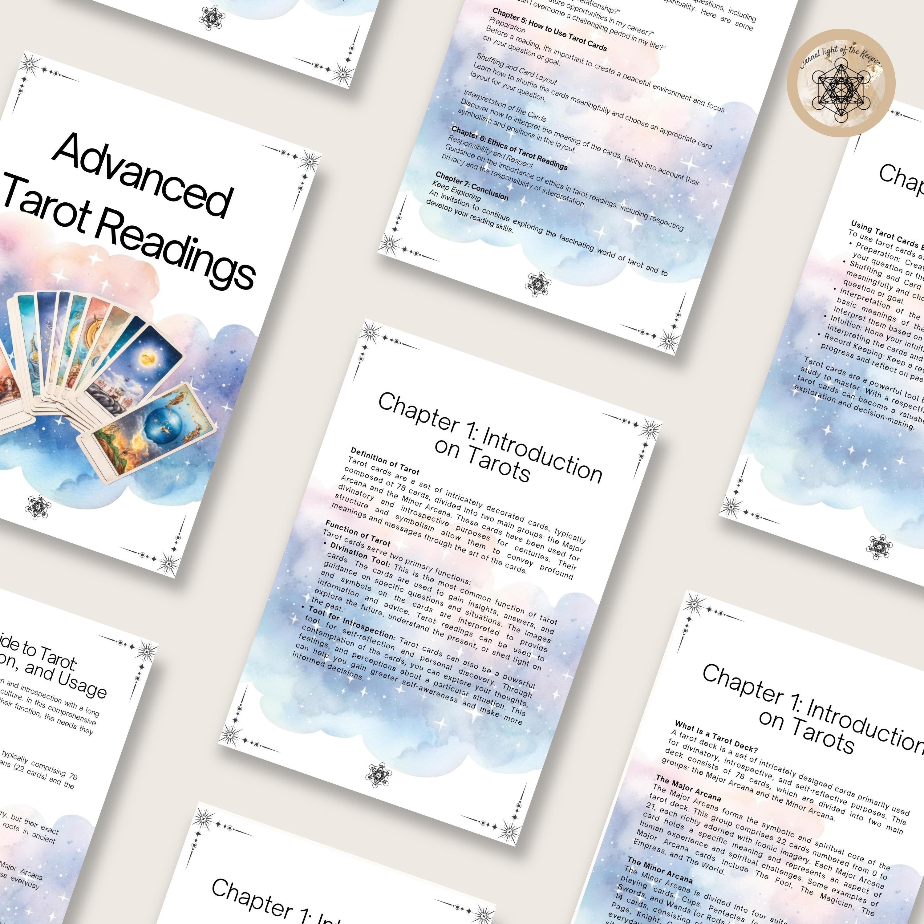 Printable Tarots Guide - Engaging PDF Guide on Tarot Card Reading ...
