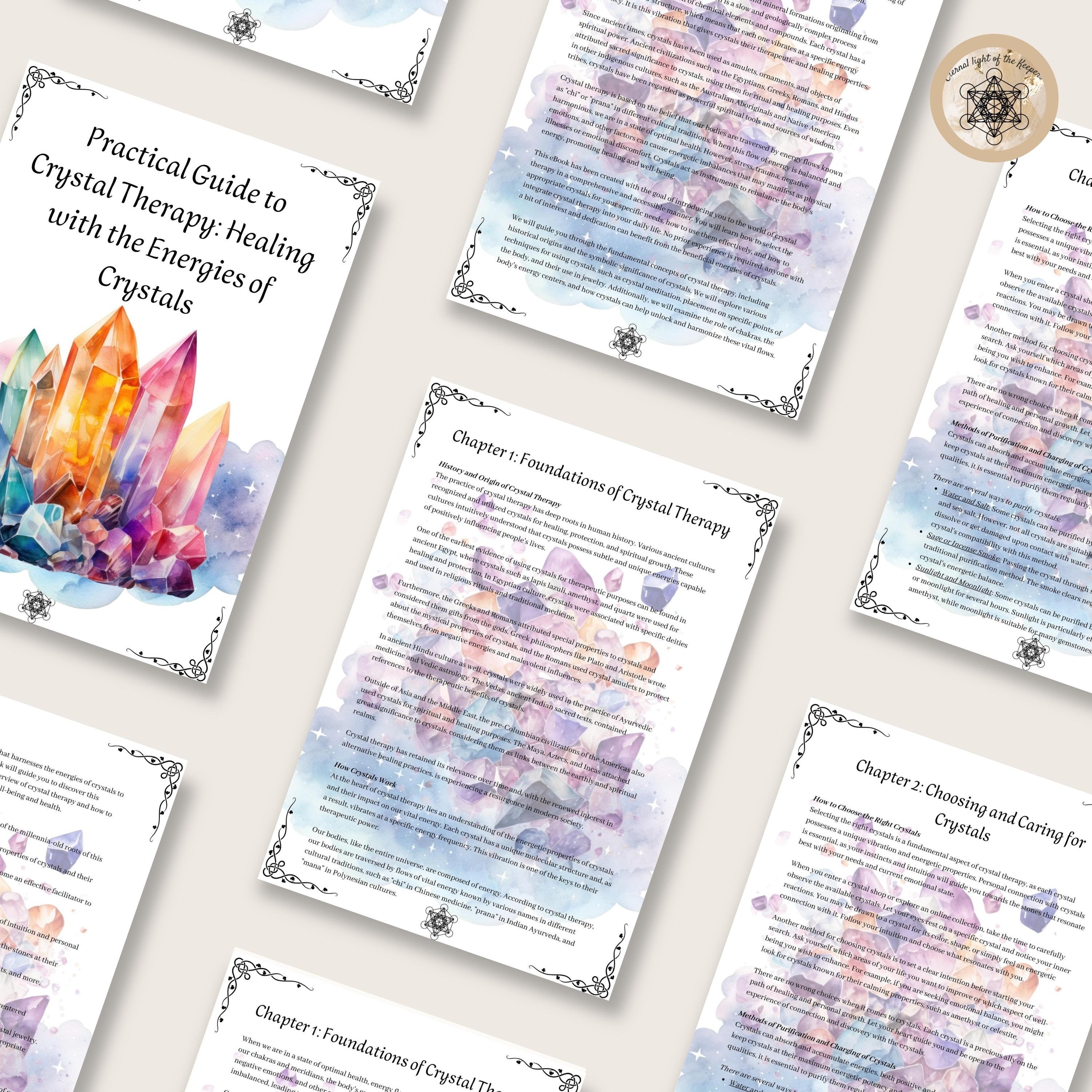 Printable Guide to Crystal and Gemstone Therapy: Comprehensive A4 PDF ...