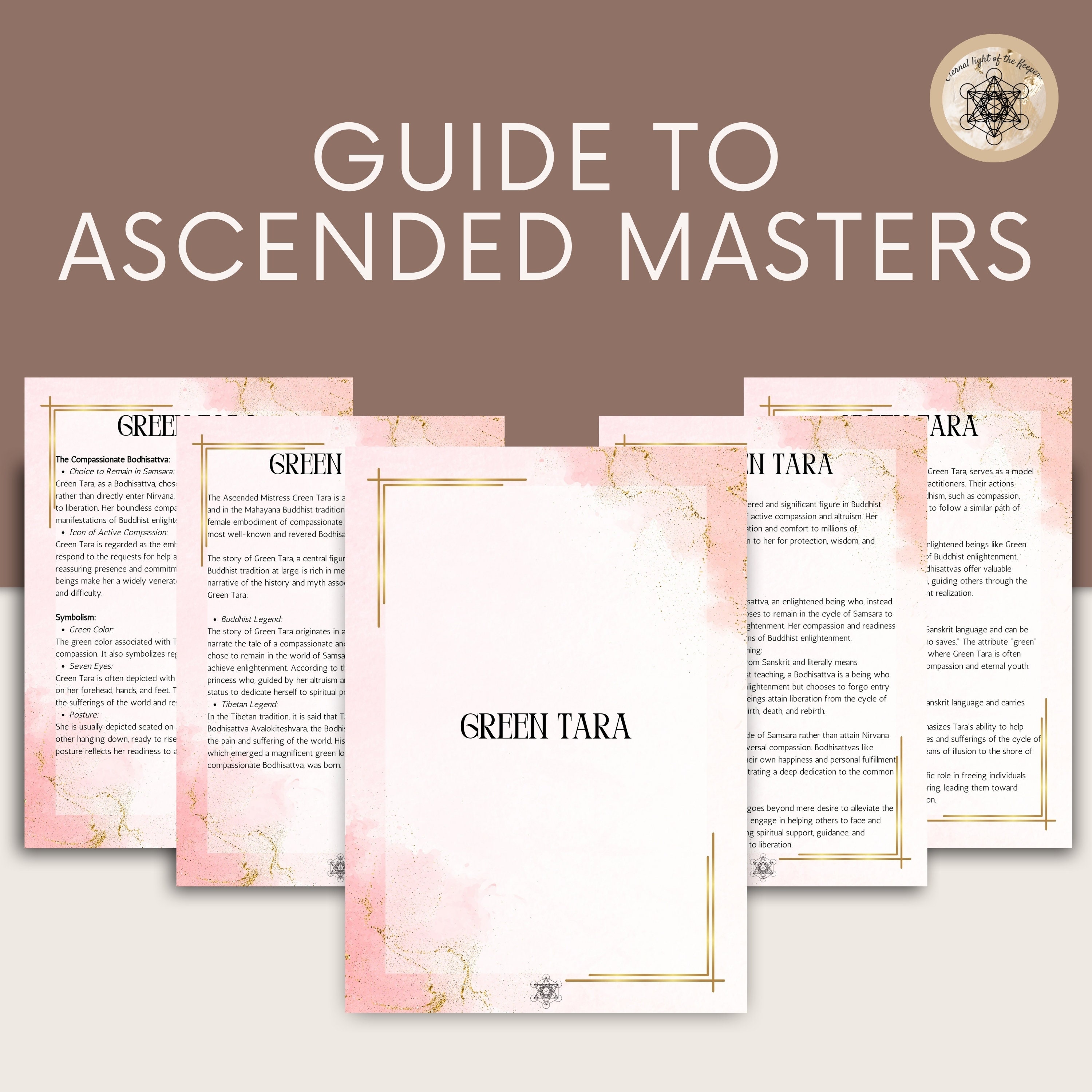 Green Tara: Guide to Ascended Masters, Spiritual Guidance, Hindu Gods ...