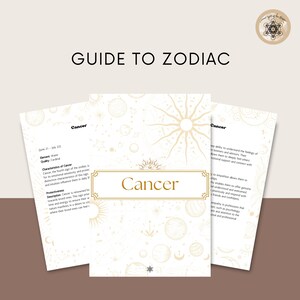 Cancer Zodiac Sign Astrology Guide, Comprehensive Horoscope Book, Learn ...