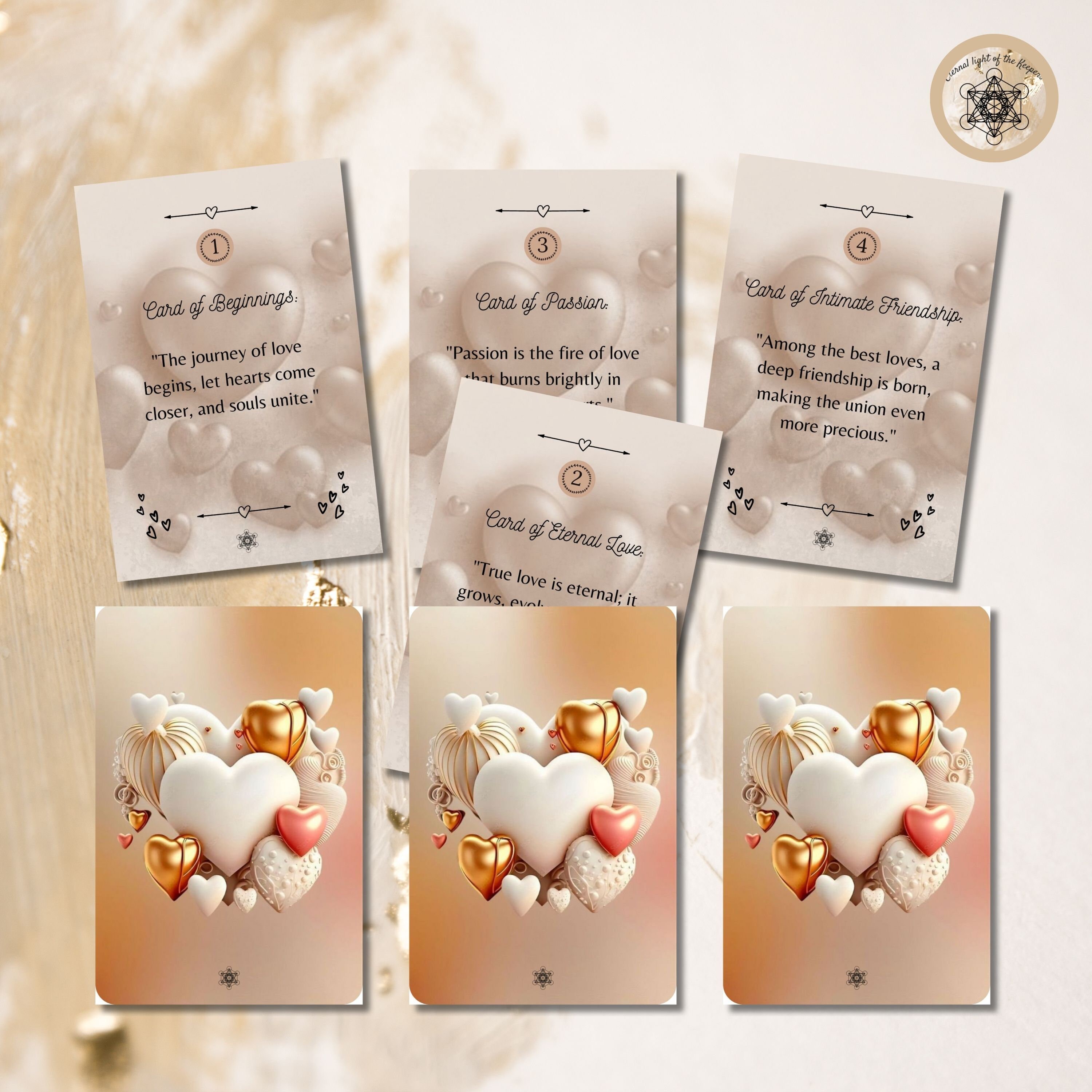 The Love Oracle Cards, Printable Love Oracle Deck, Oracle Cards PDF ...