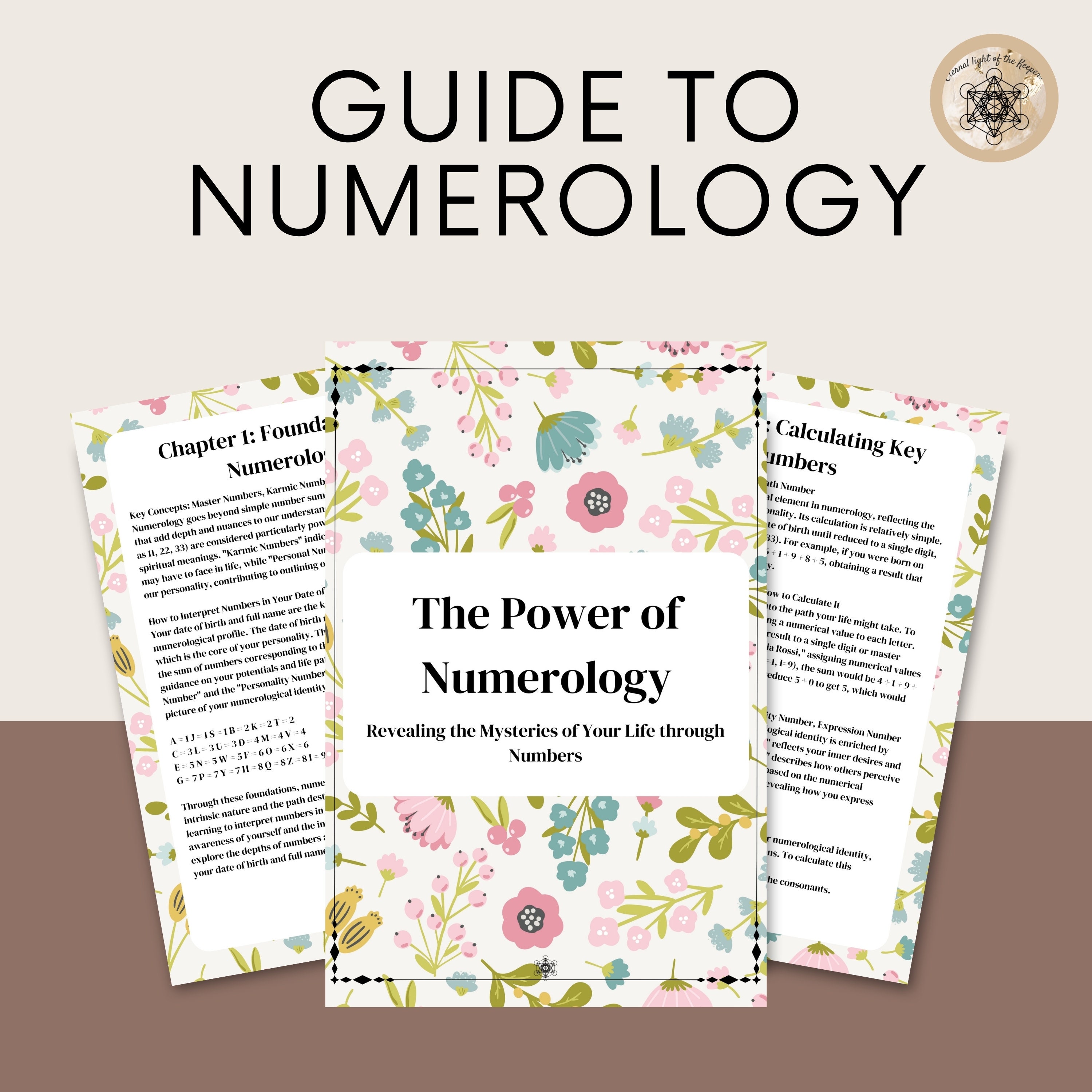 Complete Numerology Guide, Printable Numerology Guide, Learn Numerology ...
