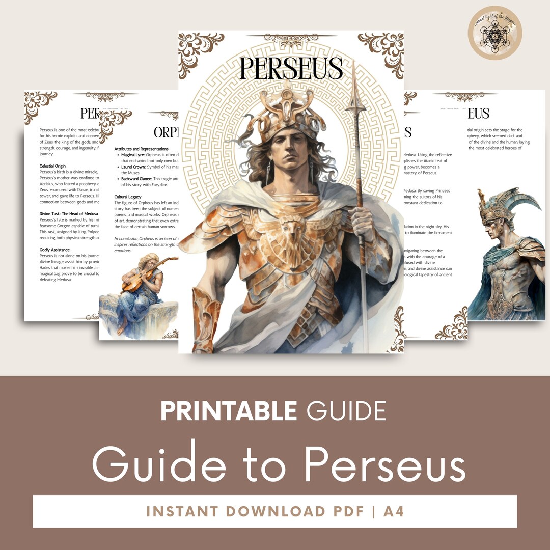 Perseus, Ancient Greek, Greek Gods, Ancient Greek Gods, Greek Mythology, Digital Grimory Pages ...